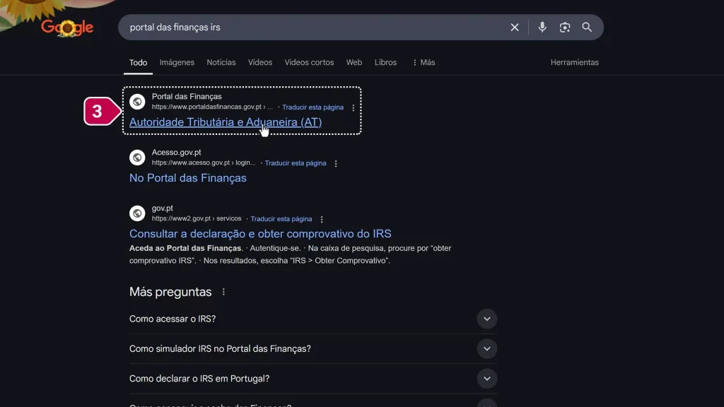 Obter comprovativo da declaração de IRS Modelo 3 • UP